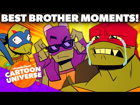 Rise of the TMNT: Best Brother Moments! 🐢 | Nickelodeon Cartoon Universe