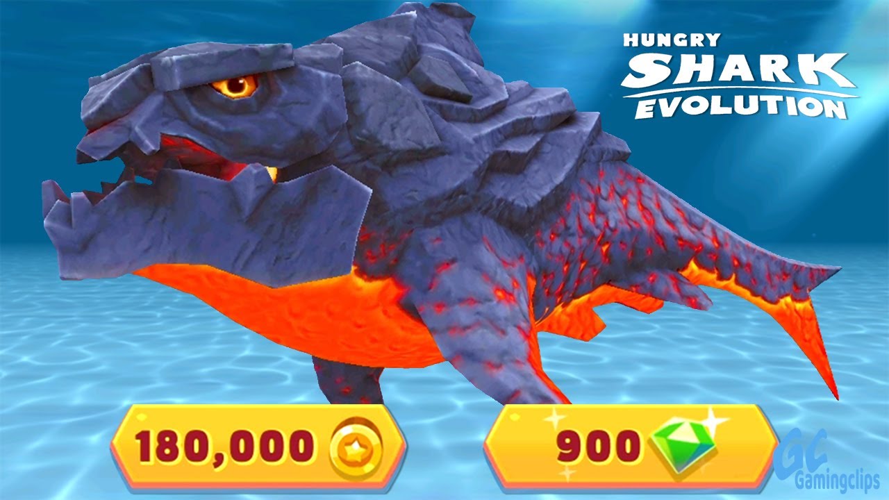PYRO SHARK unlocked in Hungry Shark Evolution - YouTube