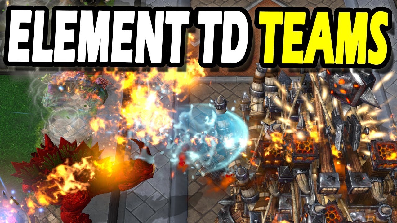 Warcraft 3 Reforged | Custom | Element TD Teams - YouTube