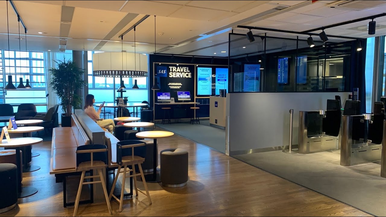 SAS Business Lounge, Oslo Gardemoen Airport (OSL) - YouTube