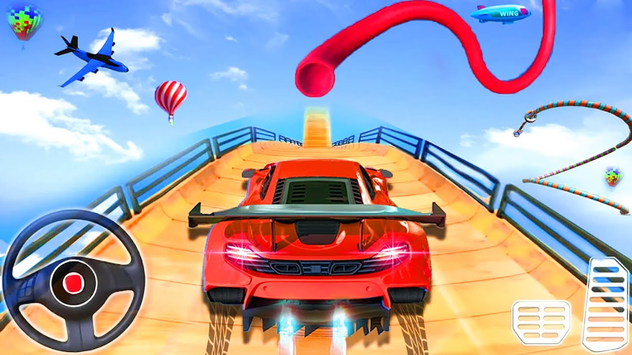 Mega Ramp Car Stunts Racing Games | Impossible Car Stunts Simulator ...