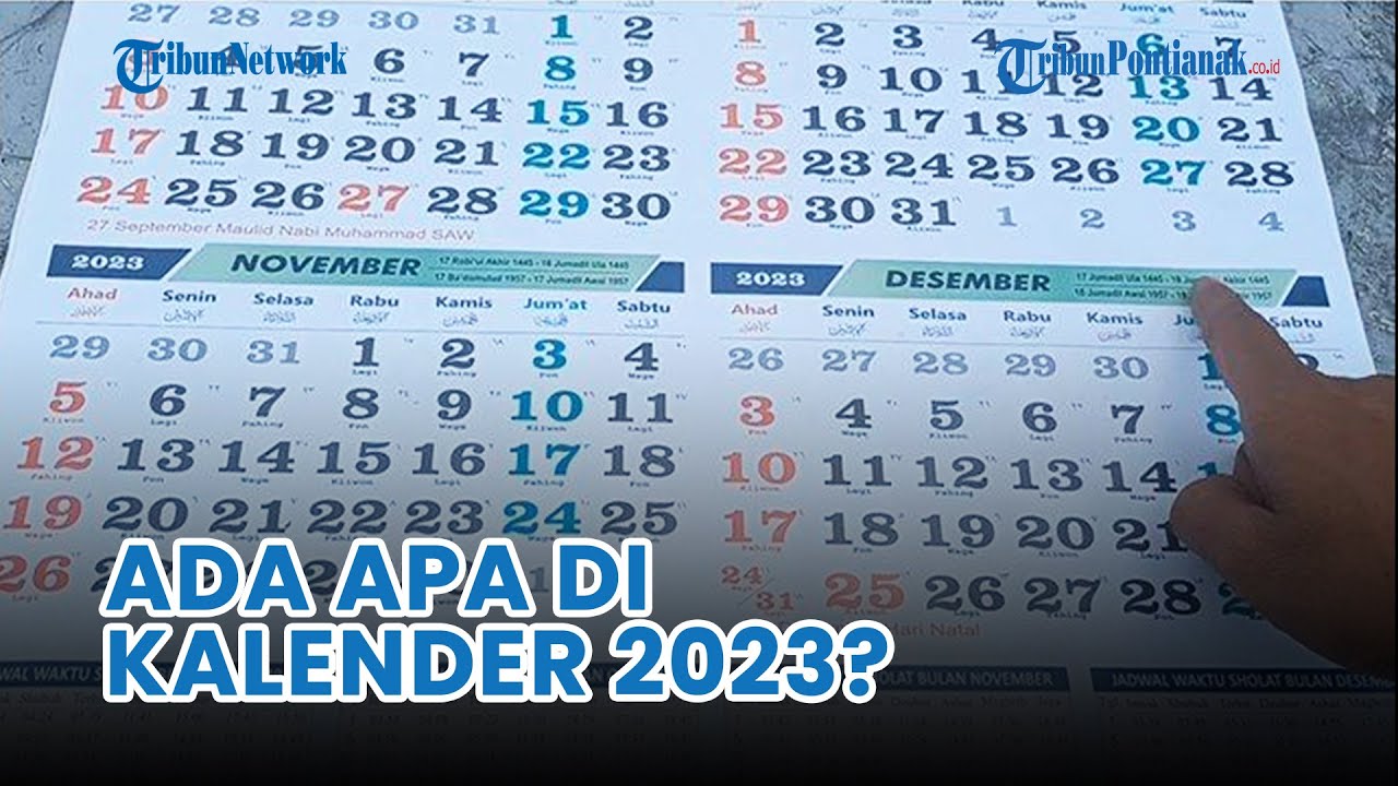 🔴 Penampakan Kalender 2023 Lengkap Daftar Libur Nasional dan Cuti ...