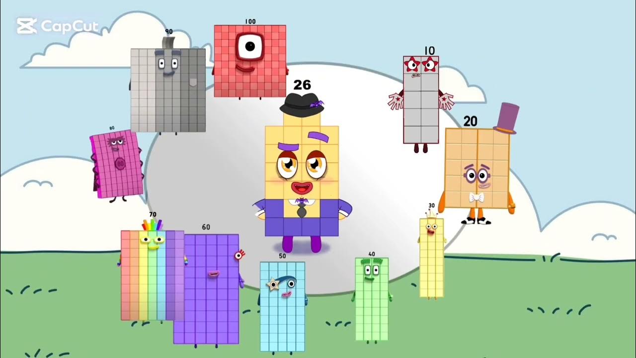 NUMBERBLOCKS 26 IN A MATHS COUNTING COMPILATION SHOWCASING VARIOUS ...