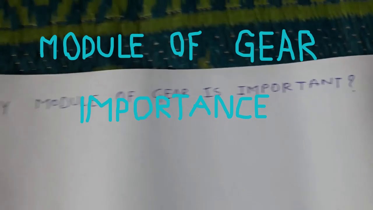 MODULE OF GEAR EXPLAINED IN HINDI YouTube module-of-gear-explained-in-hindi-youtube