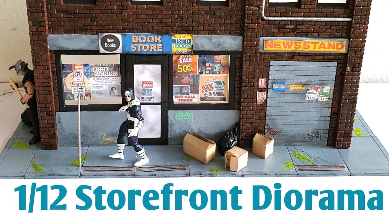 rebel_dioramas: 1/12 Storefront Diorama - YouTube