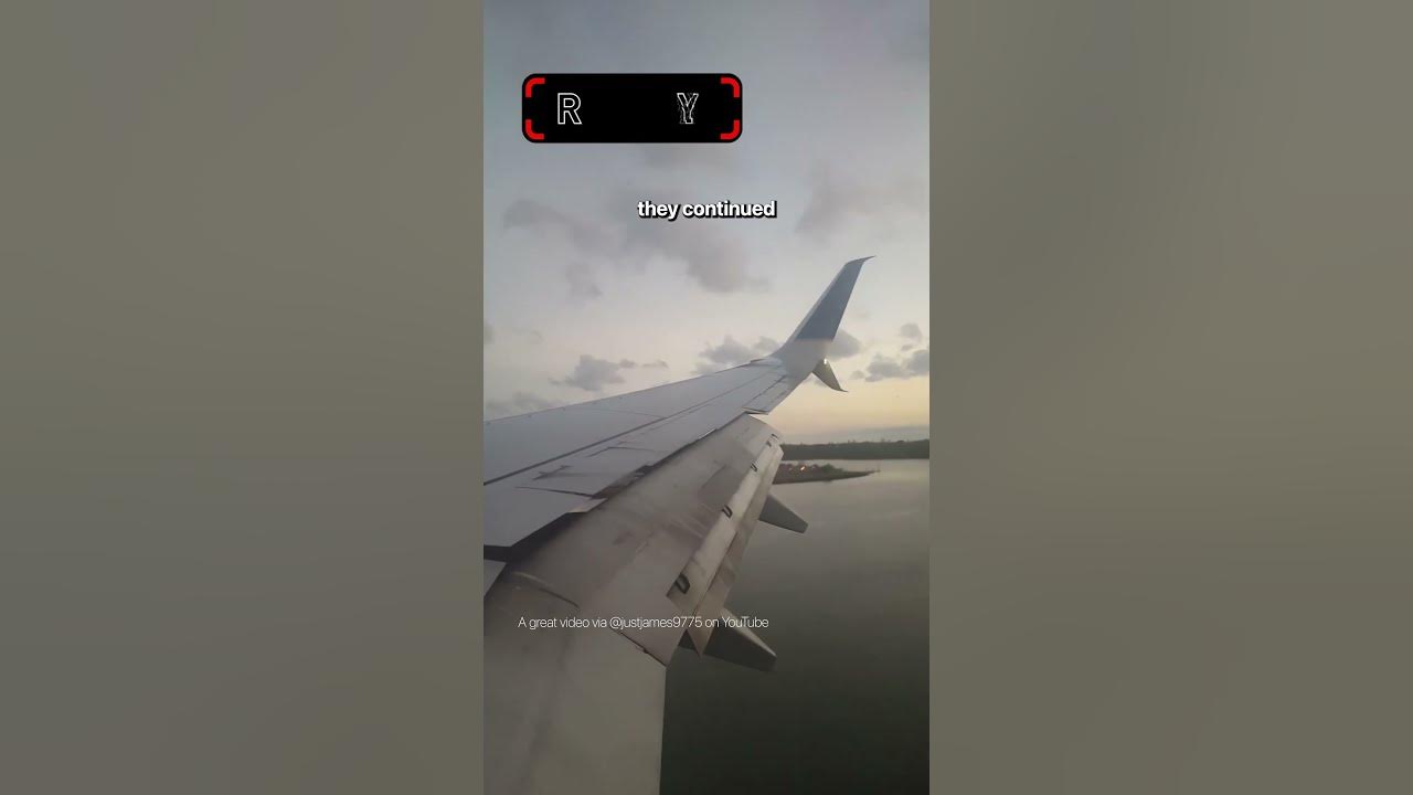 Avoidable aerodynamic adjustment! (United unstable approach causes wing strike) - YouTube