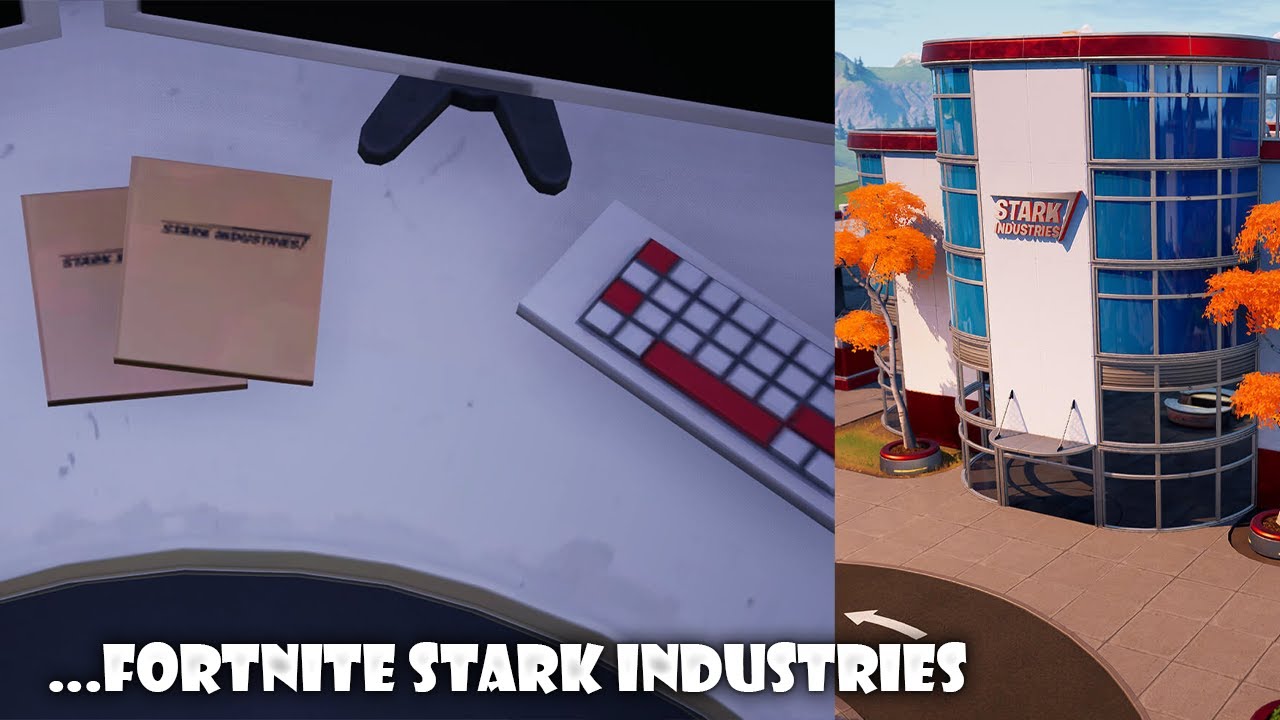 Stark Industries notes now on the Fortnite map... - YouTube