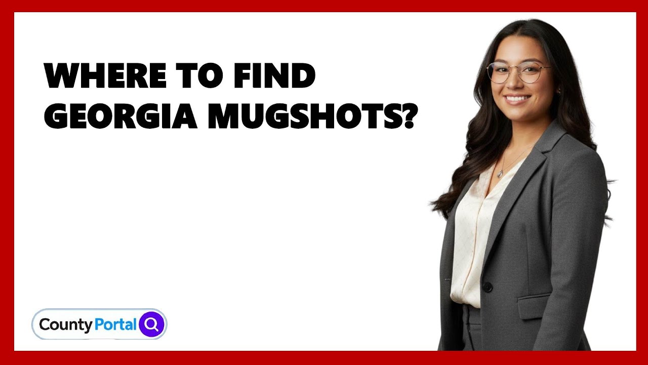 Where To Find Georgia Mugshots? - YouTube