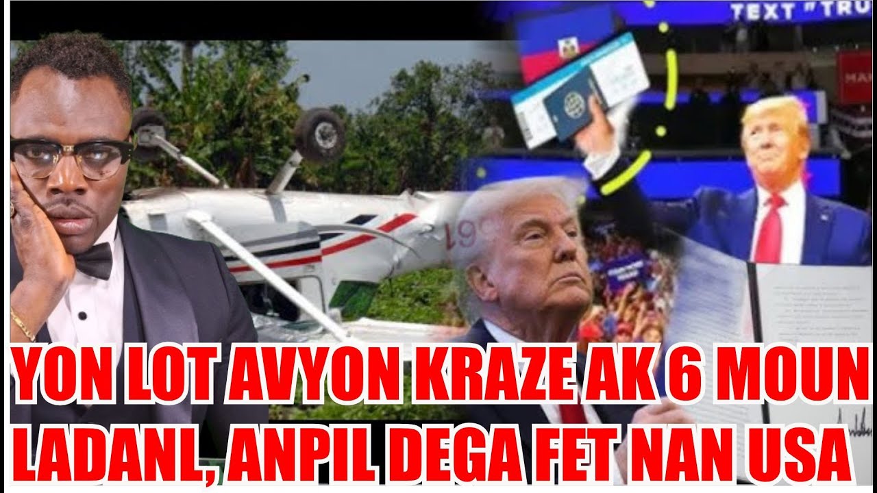 6 MOUN MOURI NAN YON KRASH AVYON,BANDI KIDNAPE YON PASTE PANDANL LAP ...