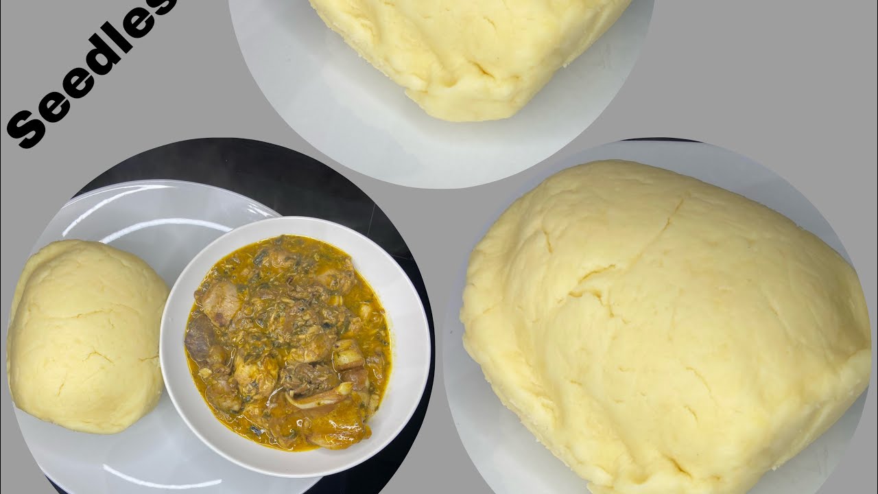 How to make a seedless semo ||fufu||semovita || African food|| along ...