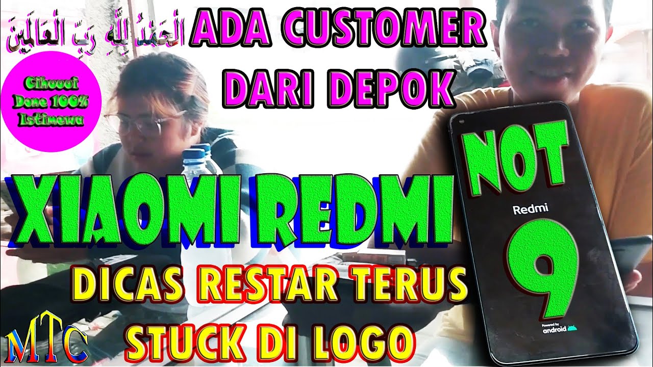 XIAOMI REDMI NOT 9 BOOTLOOP STUCK DI LOGO DICAS RESTART TERUS,,,100% ...