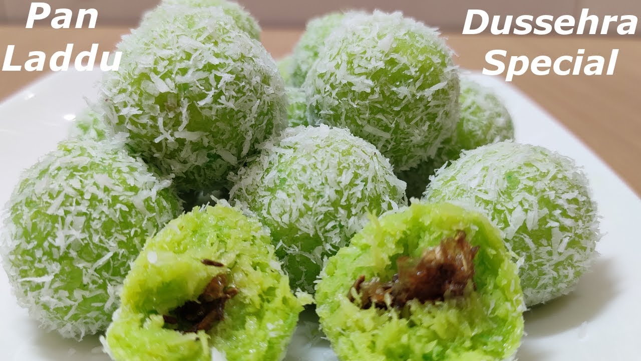 Pan Laddu Recipe | Diwali Special Pan Laddu Recipe | No Cook Pan Laddu ...