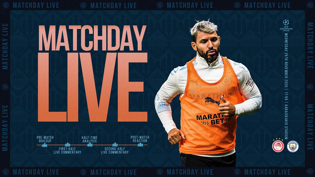 City Xtra Live: Olympiacos vs Manchester City - LIVE WATCHALONG - YouTube