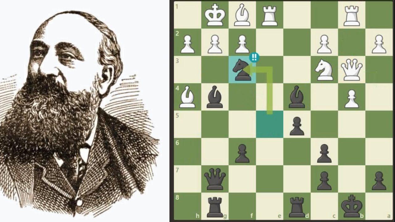 Gossip's Amazing Checkmate Combination - Jackson Whipps Showalter vs ...
