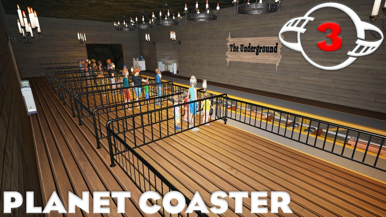 Planet Coaster - Ep. 3 - 420,000 ft. UNDERGROUND (Sandbox) - YouTube