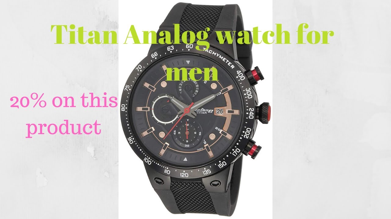 Titan octane signature analog black dial mens watch review | best deals ...
