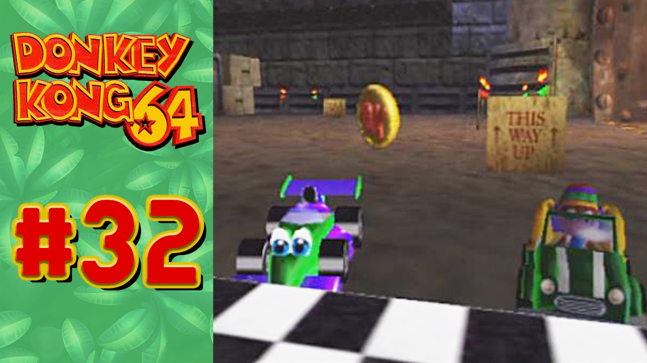 Let's Play Donkey Kong 64 - Part 32: Tiny Kong Racing - YouTube