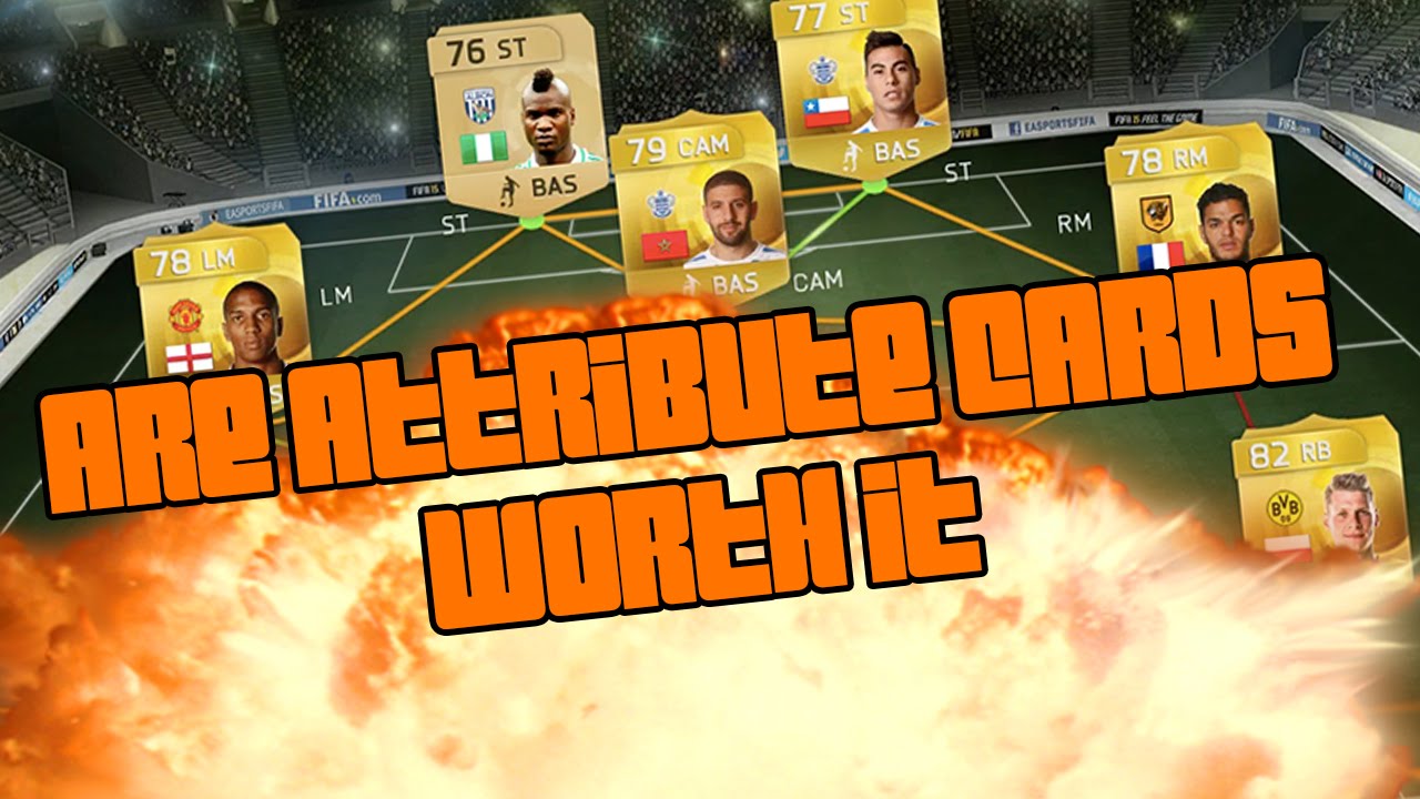 FIFA 15 - Are attribute cards worth it??? - YouTube