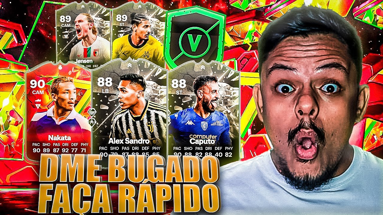 FC 24 l 🔥 BUG NO DME SHOWDOWN! VAZOU DMEs e PACKS TOTS l DantheBNN l - YouTube