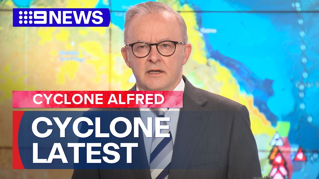 Prime Minister provides Tropical Cyclone Alfred update | 9 News ...