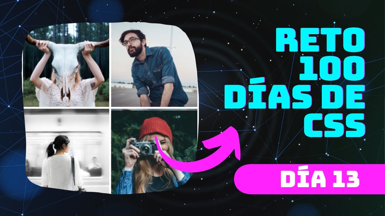 🔵RETO DE 100 DIAS DE PROYECTOS CON CSS | DIA 013 | PERFILES DINÁMICOS - YouTube