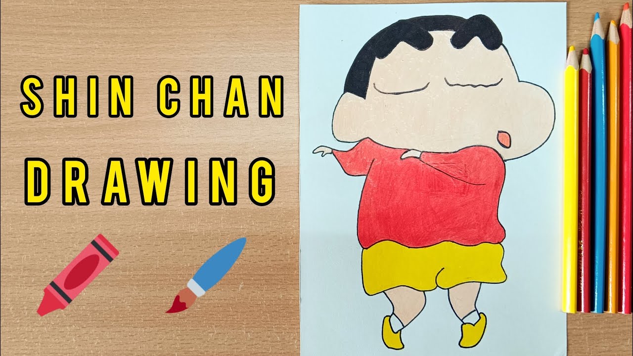 Drawing Shin Chan 🖍️🖌️ | #15 sketching - YouTube
