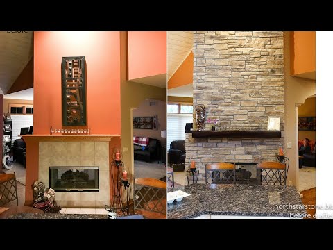 Fireplace Transition ideas - Before & After - YouTube