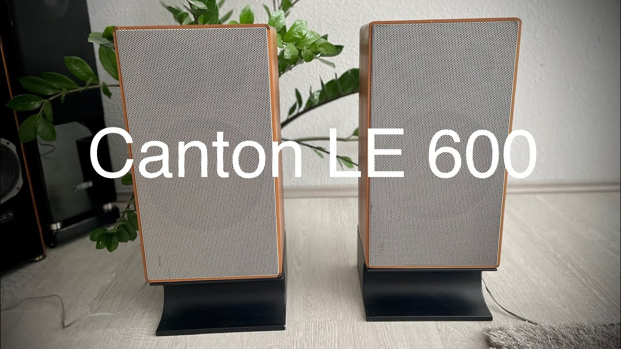 Canton LE 600 Vintage speakers - YouTube