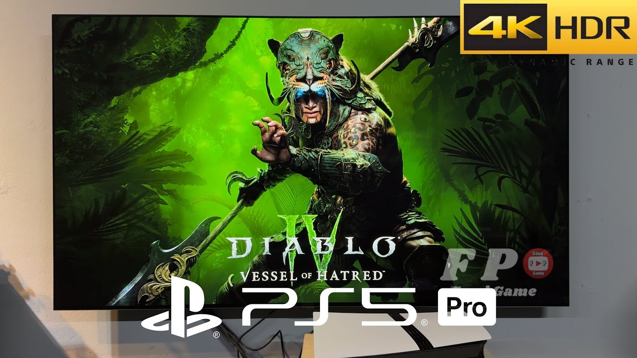 Diablo IV PS5 Pro Gameplay With LG Oled TV 4K (Enhanced Visuals RT 60 ...