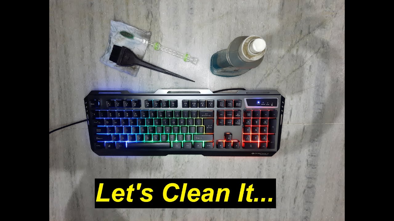 Keyboard Deep Cleaning | Full Video | Zebronics Transformer-K - YouTube