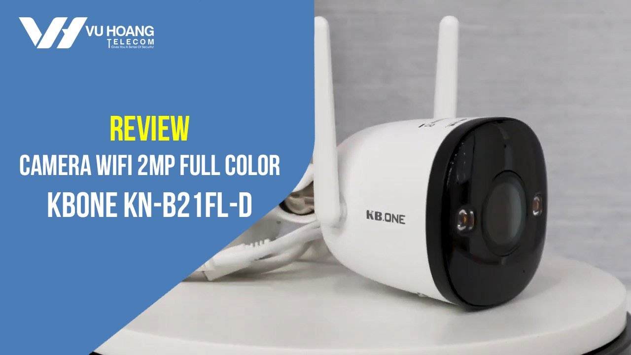 Video review camera Wifi Full-Color 2MP KBONE KN-B21F-D ...