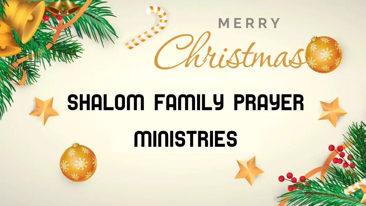 CHRISTMAS PROGRAM | Sis. Anita Solomon | Shalom Family Prayer ...