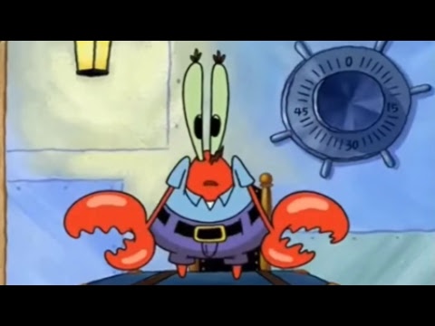 Mr. Krabs Robot Dancing Boo Boo Bop - YouTube