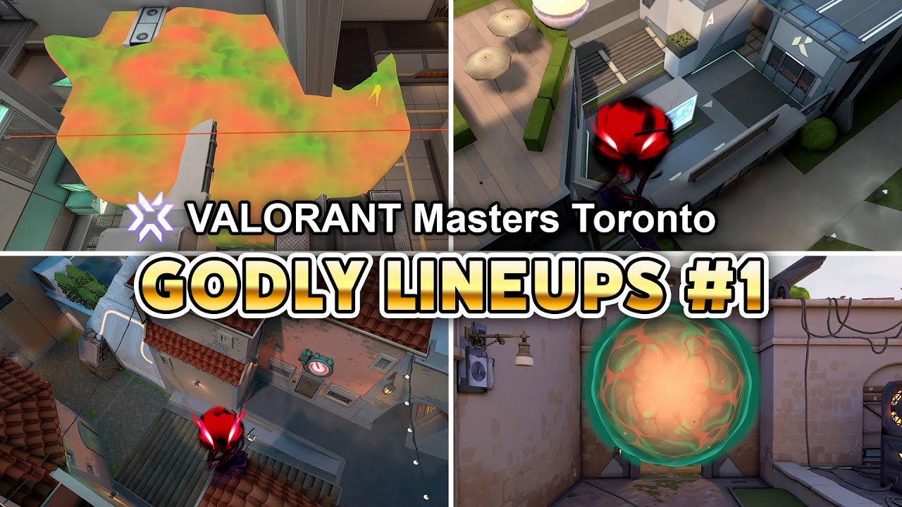 Godly lineups & Setups used by pros in VALORANT Masters Toronto Part 1 ...