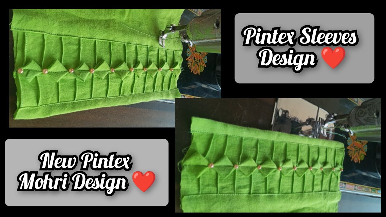 New Beautiful Pintex Baju Mohri Design || How To Make Pintex Sleeves ...