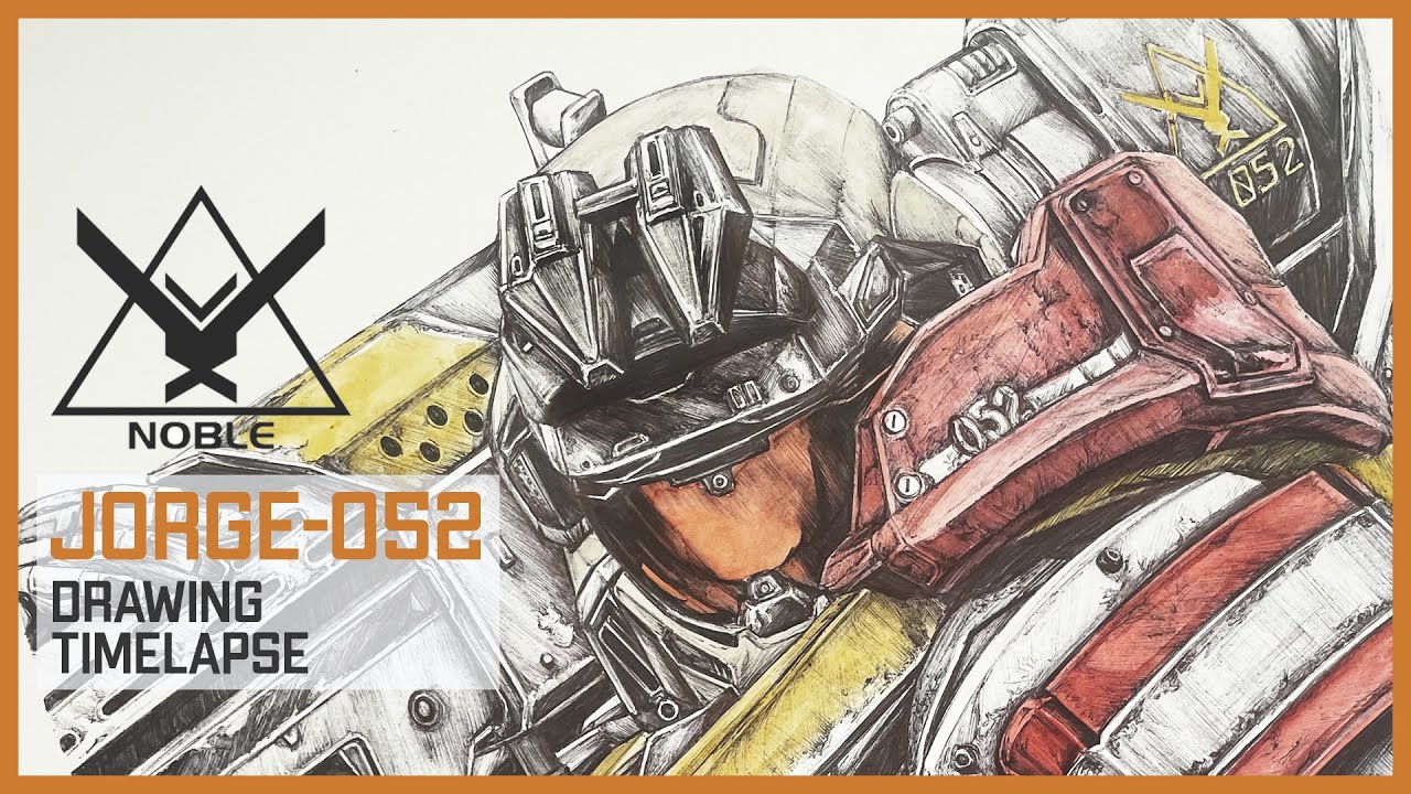 Noble Five - Jorge-052 : Drawing Timelapse - YouTube