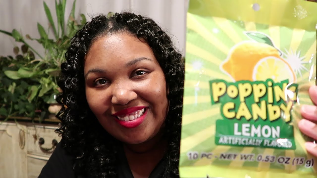 Dollar Tree: Popping Candy Lemon Pop Rocks - Review 🍋 - YouTube