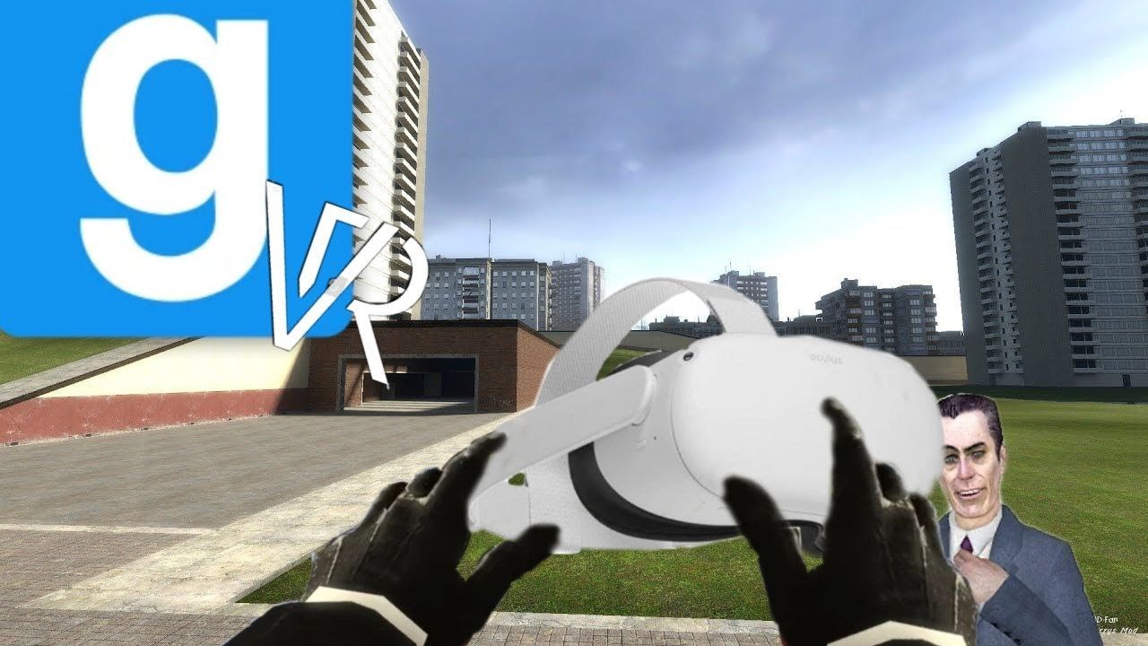 Gmod VR или некит пробует gmod в VR - YouTube