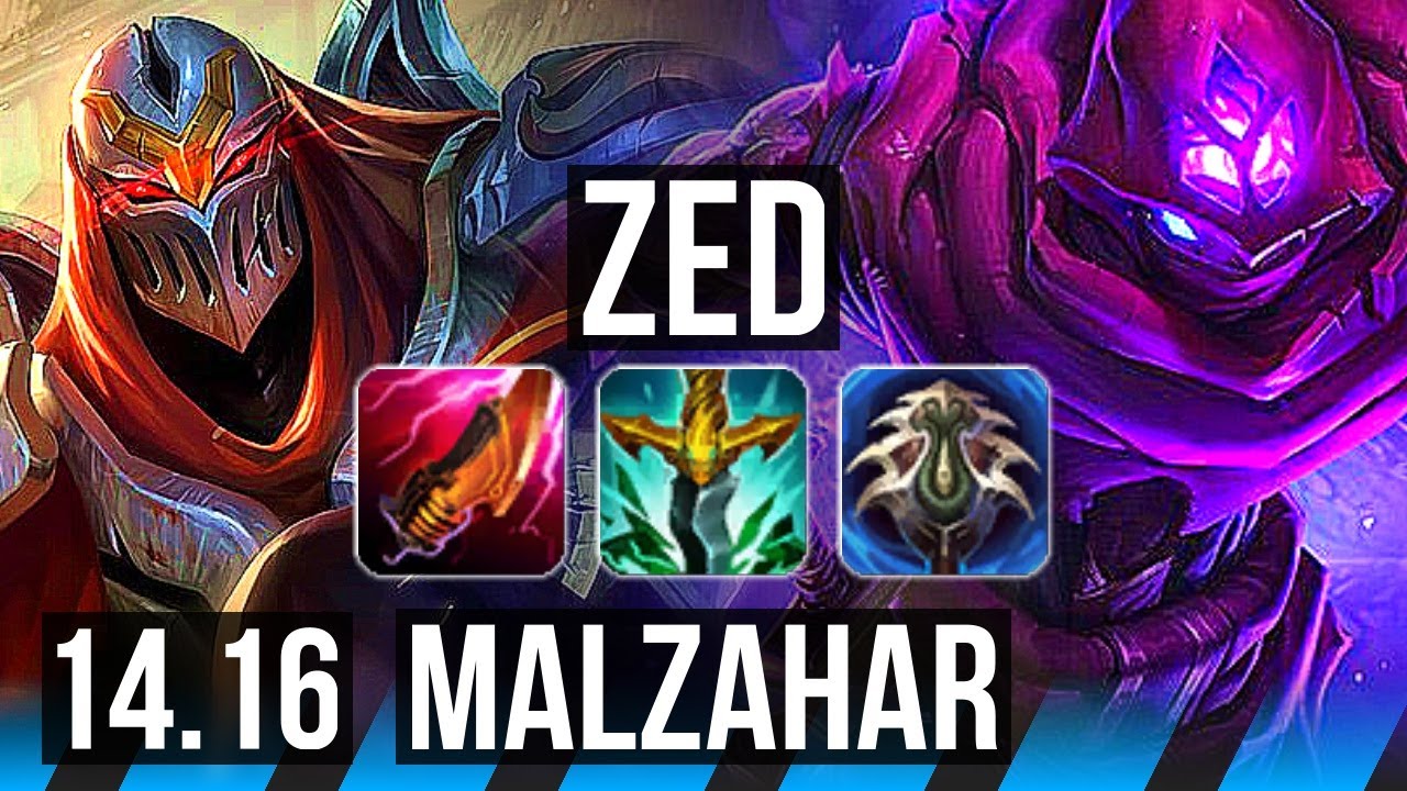 ZED vs MALZAHAR (MID) | 11/3/13, Legendary, 700+ games | EUW Master ...