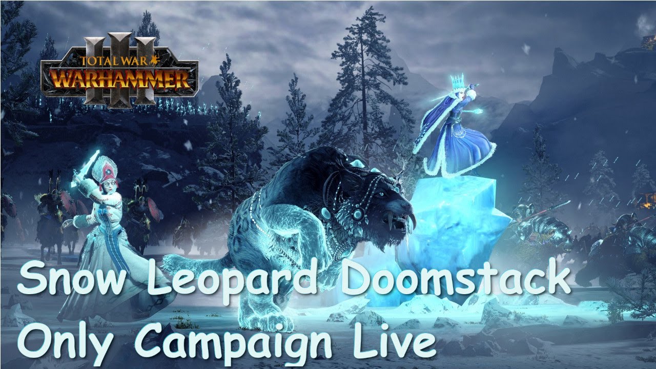 Snow Leopard Doomstack Only Campaign Part 7 Total War Warhammer III Live - YouTube