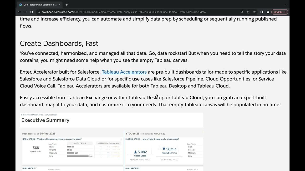 Use Tableau with Salesforce Data | Salesforce Trailhead Module Quiz #salesforce #trailhead # ...