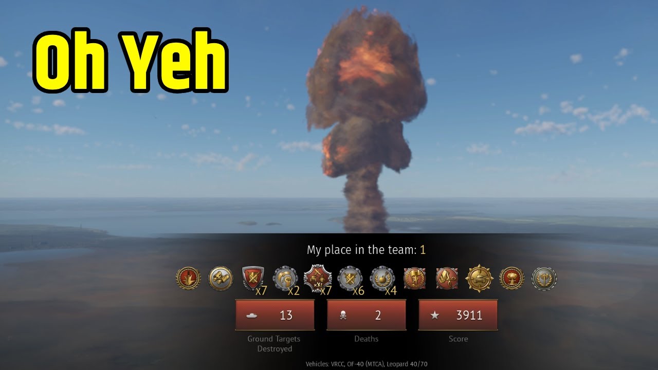 War Thunder Italian VRCC And OF40 MTCA Gameplay - YouTube