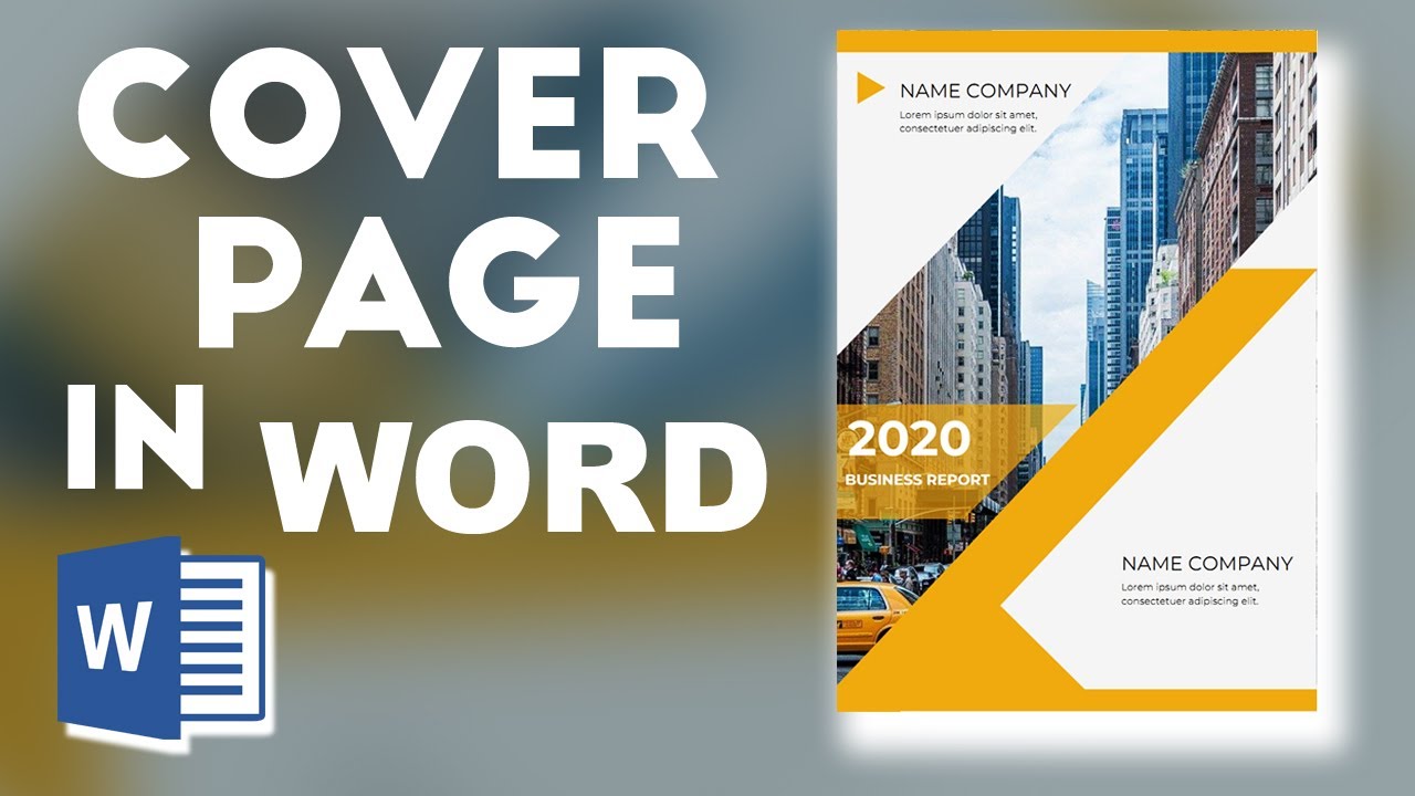 Amazing Book Front Cover Page How To Make Cover Page In Word YouTube Amazing Book Front Cover Page How To Make Cover Page In Word YouTube