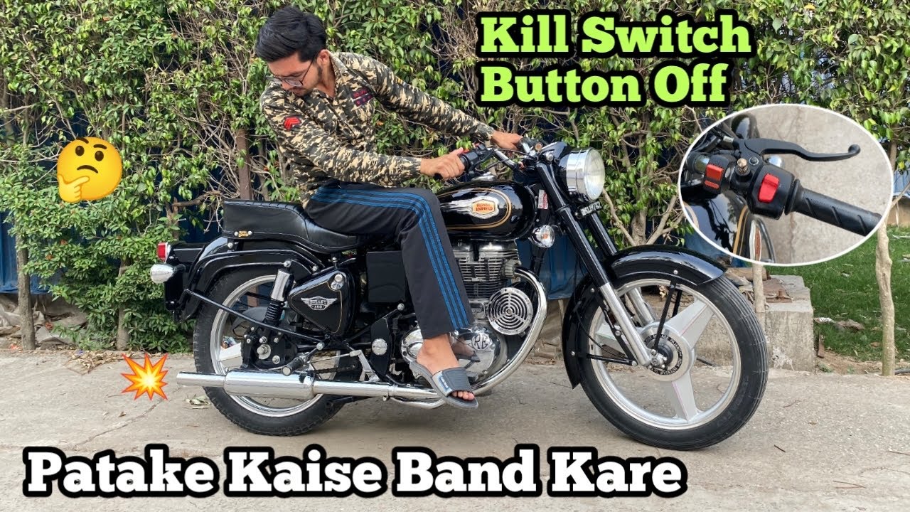 Bullet Engine Kill Switch Button Off Kaise Kare Full Detail Vlog - YouTube