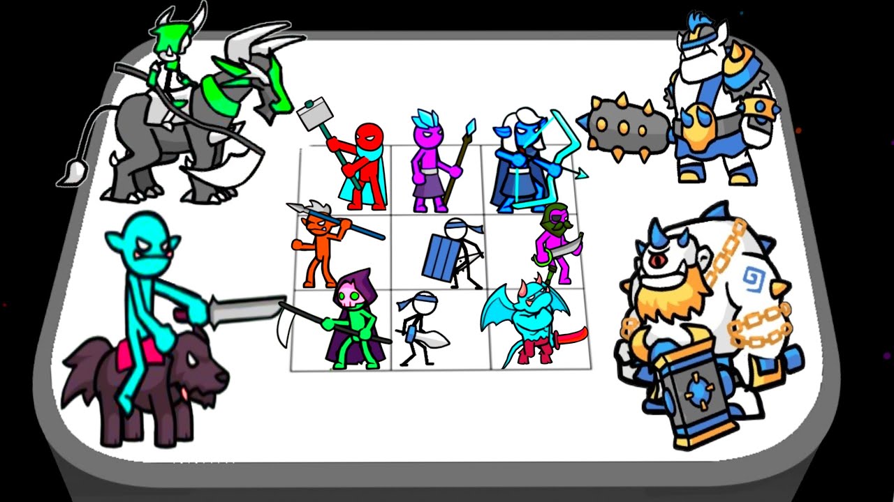 Stickman Warrior: Merge Stickman Stactick War, New 2025 Merge Game ...