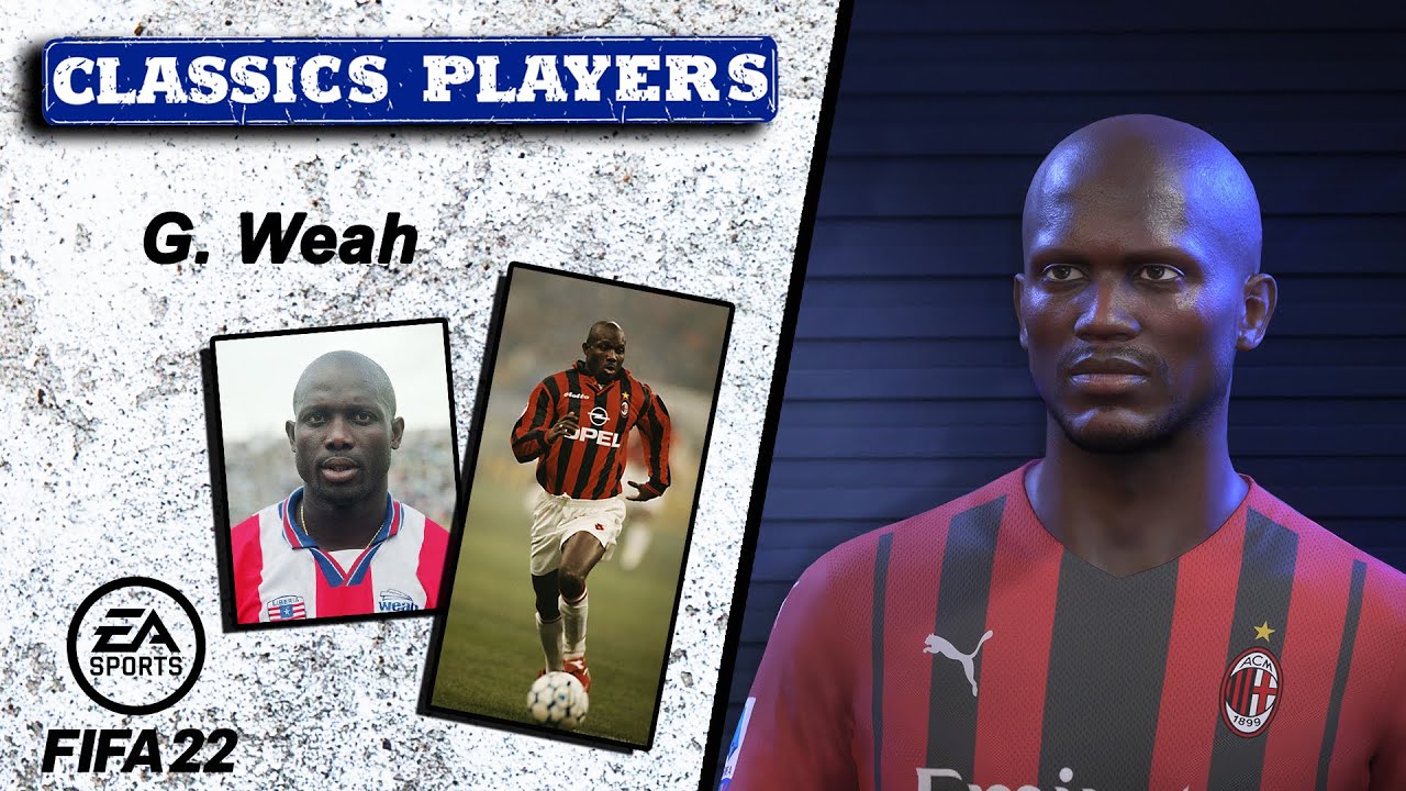 FIFA 22 - How to create G. WEAH (Classics Players) - YouTube