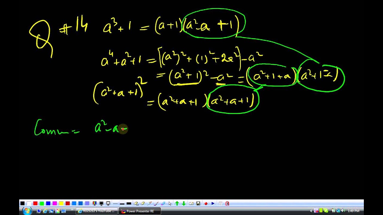 (G9 MTH ADW) Grade 9 Maths Unit 5, Exercise 5.8, Q 10-17 - YouTube