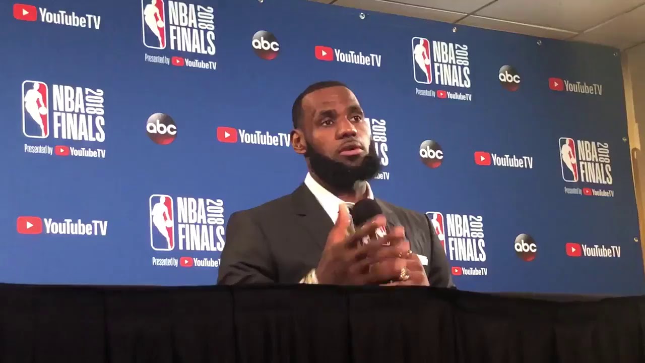 LeBron James GETS Irritated With Reporter & Walks Out Post Game ...
