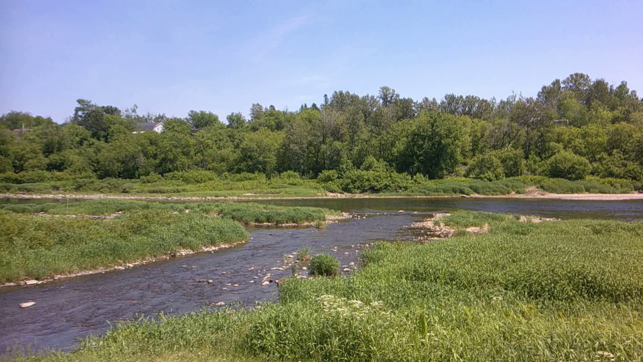 Quick view of the Aroostook River - YouTube