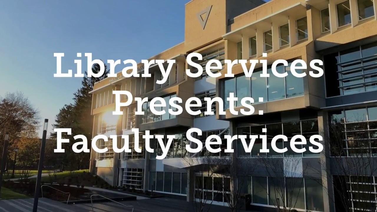 Faculty Services - Springfield College Library Services - YouTube